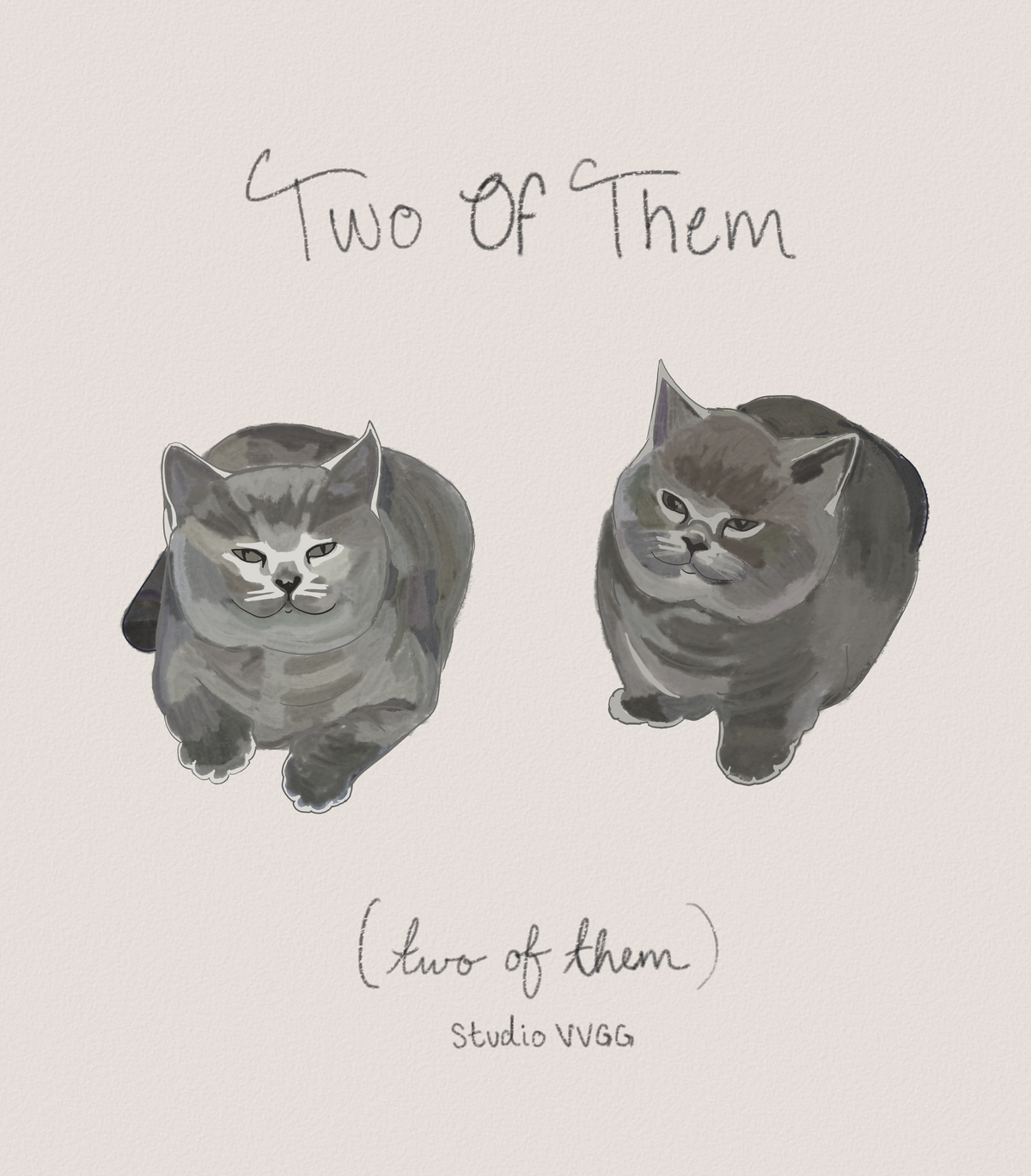 Two of Them Print | Studio VVGG